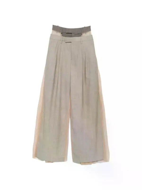 Erika Cavallini Mesh Panel Trousers