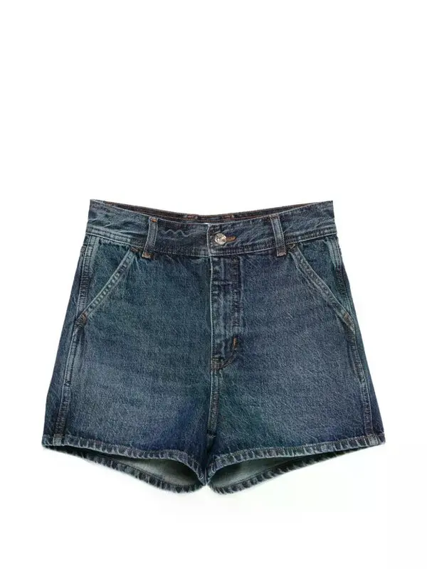 FRAME The Dockside Denim Shorts - Blue