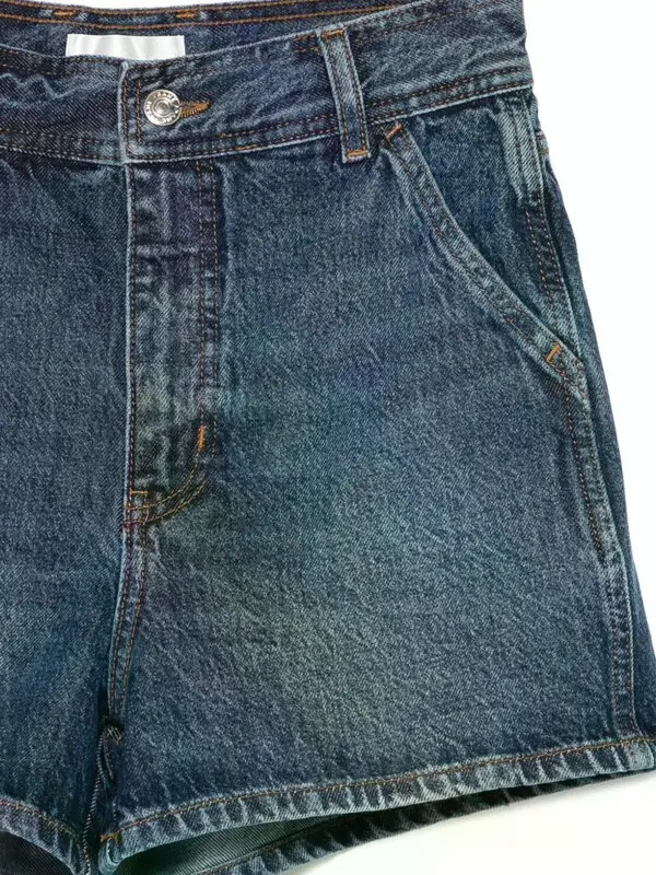 FRAME The Dockside Denim Shorts - Blue