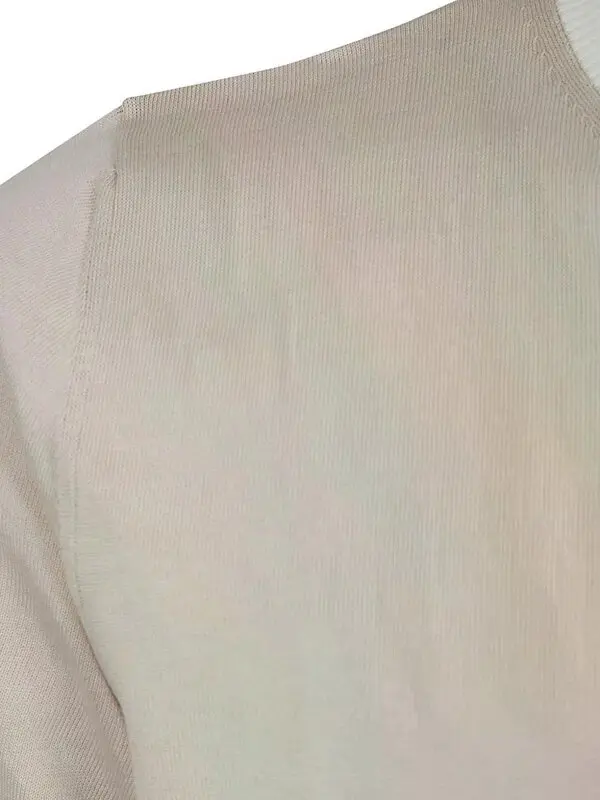 Eleventy Ribbed-design T-shirt