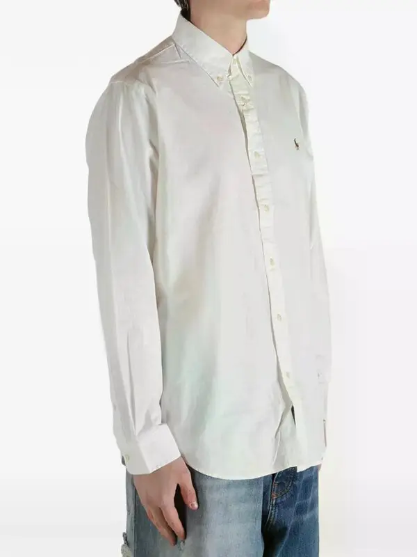 Polo Ralph Lauren Polo Pony-embroidered Chambray Shirt - White