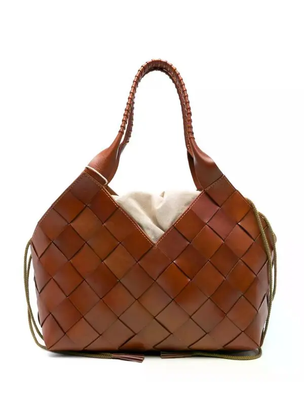Dragon Diffusion Castello Leather Shoulder Bag - Brown