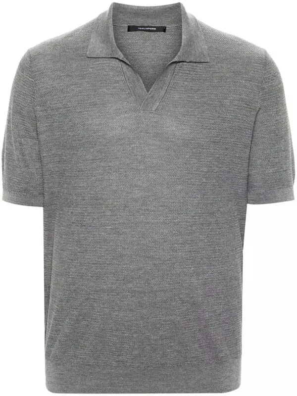 Tagliatore Paco Knitted Polo Shirt