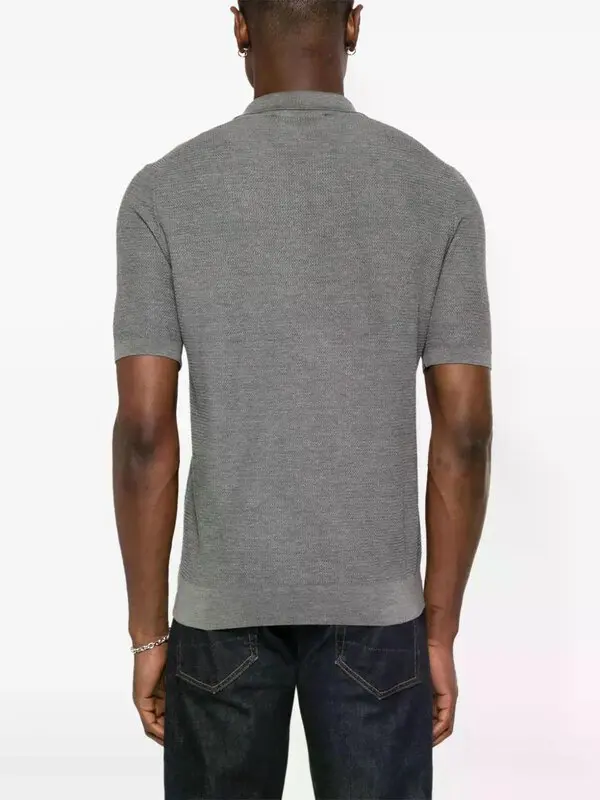 Tagliatore Paco Knitted Polo Shirt