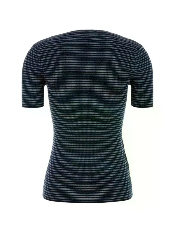 Prada Striped Knitwear Top