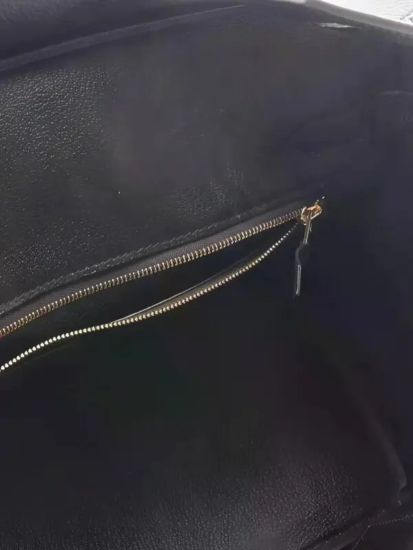 Hermès 2022 Birkin 30 Leather Handbag - Black
