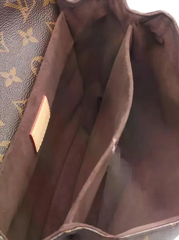 LOUIS VUITTON 2010s Monogram Leather Handbag - Brown