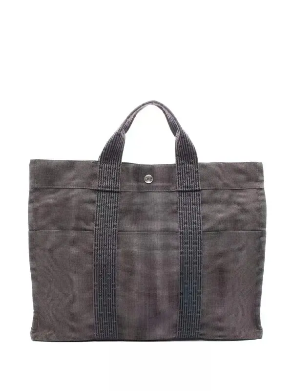Hermès 2000s Mm Herline Canvas Handbag