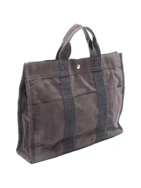Hermès 2000s Mm Herline Canvas Handbag