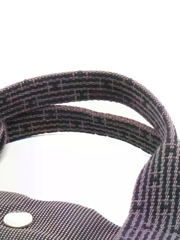 Hermès 2000s Mm Herline Canvas Handbag