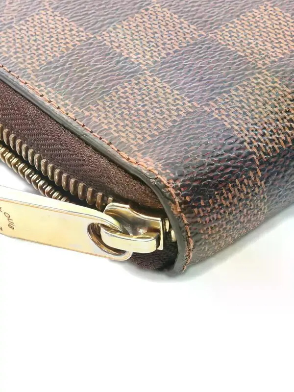 LOUIS VUITTON 2012 Damier Ebene Zippy Wallet