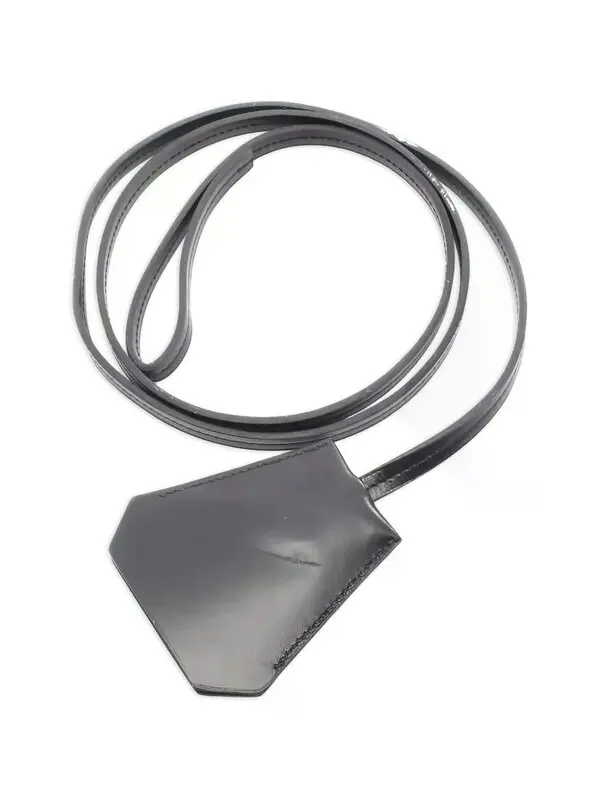 Hermès 2008 Logo-debossed Bag Charm - Black