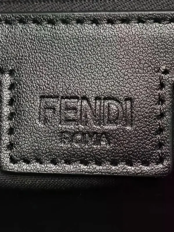 Fendi 2010s Ff Jacquard Handbag