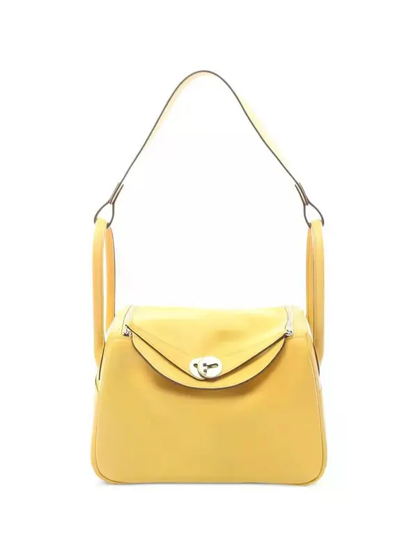 Hermès 2023 26 Lindy Shoulder Bag - Yellow