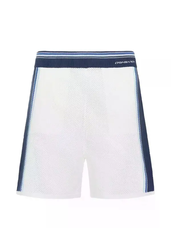 Casablanca Mesh Shorts - White