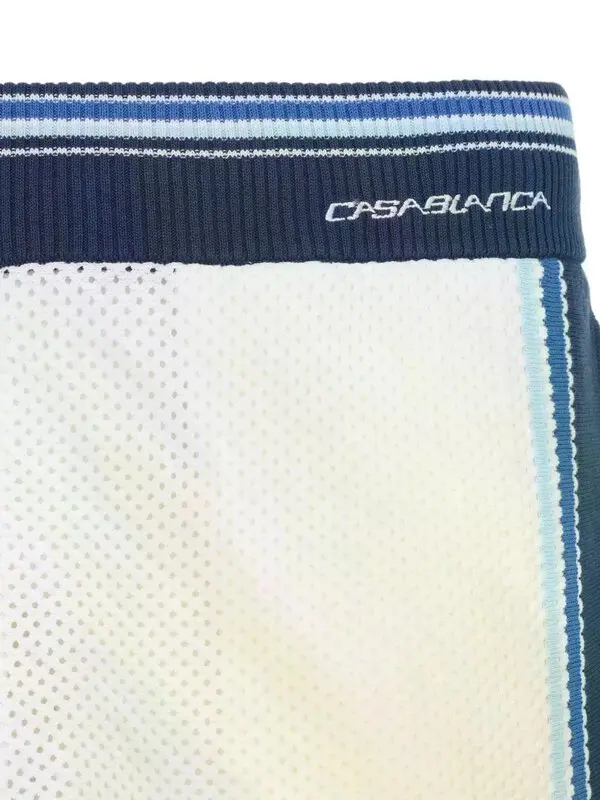 Casablanca Mesh Shorts - White