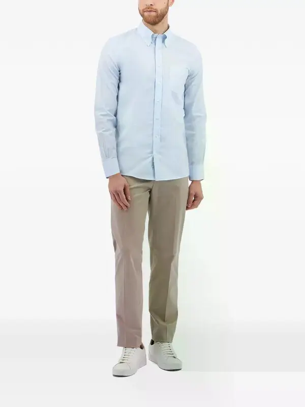 Brooks Brothers Button-fastening Down-collar Shirt - Blue