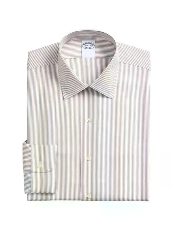 Brooks Brothers Stripe-pattern Shirt - Neutrals