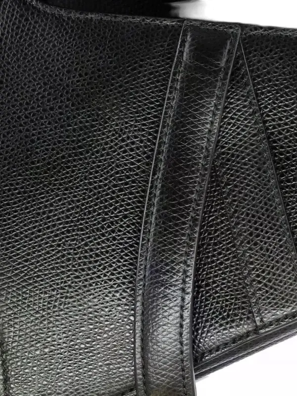 Dior Saddle Handbag Leather Mini Shoulder Bag - Black