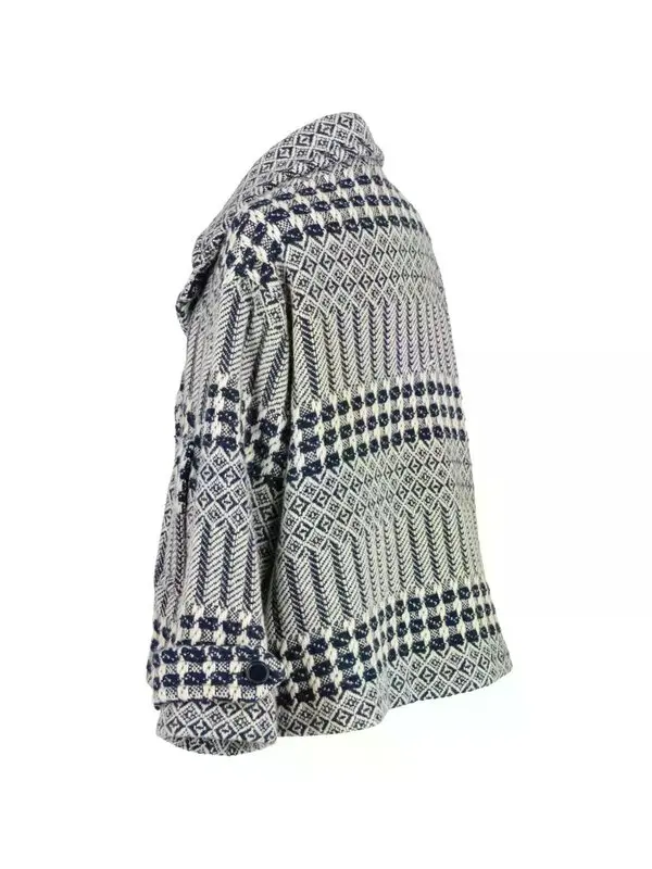 PIOMBO Geometric Double-breasted Jacket