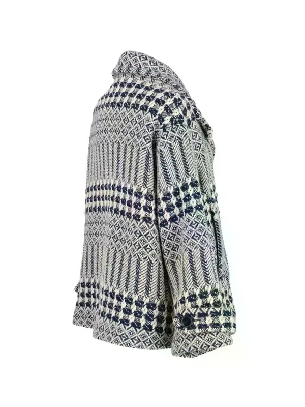 PIOMBO Geometric Double-breasted Jacket