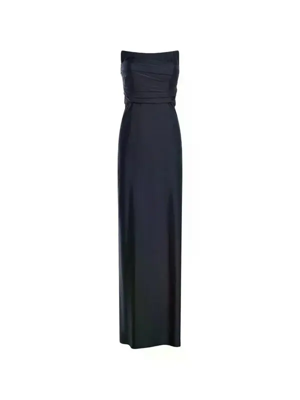 ROOM76 Strapless Draped Maxi Dress