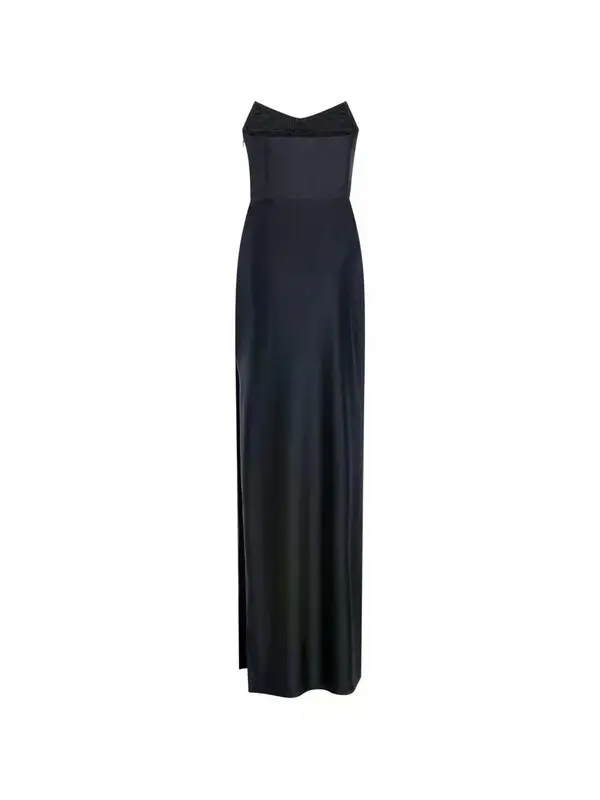 ROOM76 Strapless Draped Maxi Dress