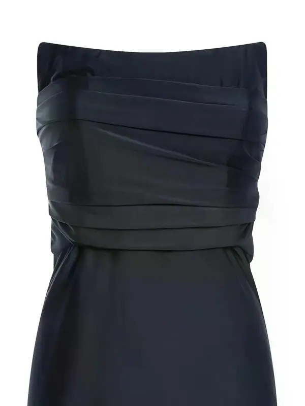 ROOM76 Strapless Draped Maxi Dress