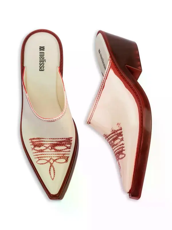 Melissa Embroidered Mules