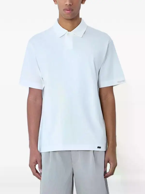 MOOS STUDIO Short-sleeved Cotton Polo Shirt