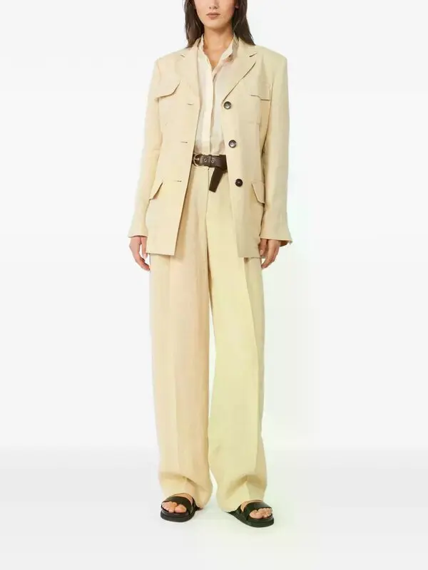 Max Mara Linen Trousers - Neutrals
