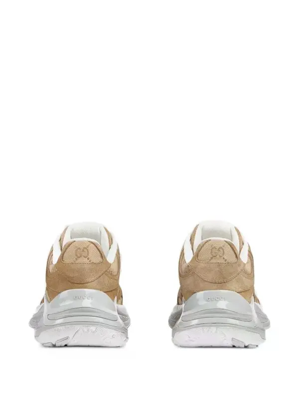 Gucci Gg-monogram Leather Sneakers