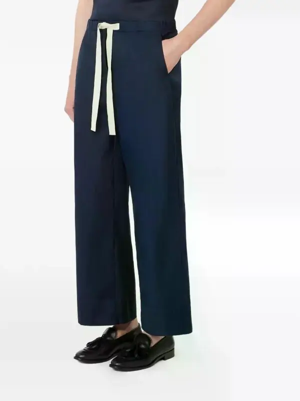 Max Mara Drawstring Trousers - Blue