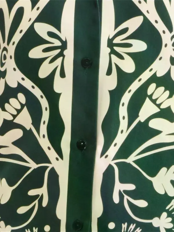 ERES Floral-print Shirt - Green