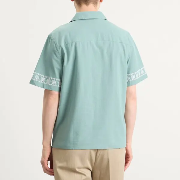 WAX LONDON Didcot Placement Border Vacation Shirt