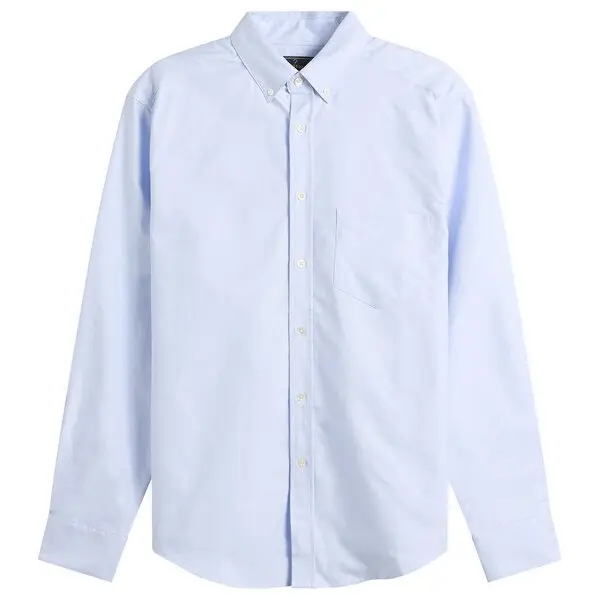 Portuguese Flannel Belavista Button Down Oxford Shirt - Light Blue
