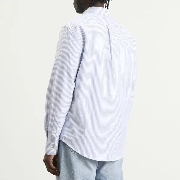 Portuguese Flannel Belavista Stripe Button Down Oxford Shirt