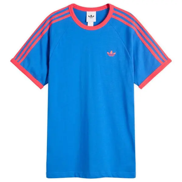 Adidas 3 Stripe T-shirt - Blue