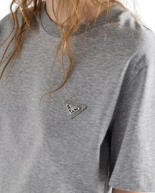 Prada Jersey T-shirt - Grey