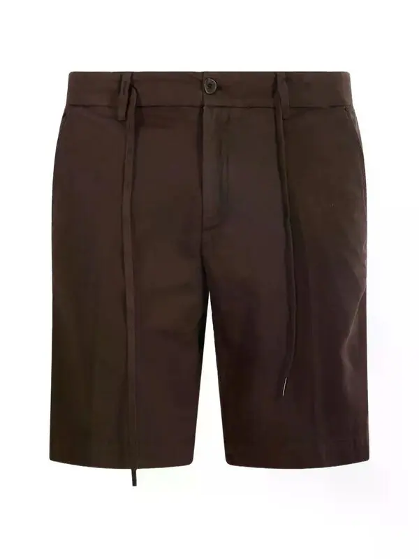 MYTHS Belt-loops Shorts With Drawstring Detail