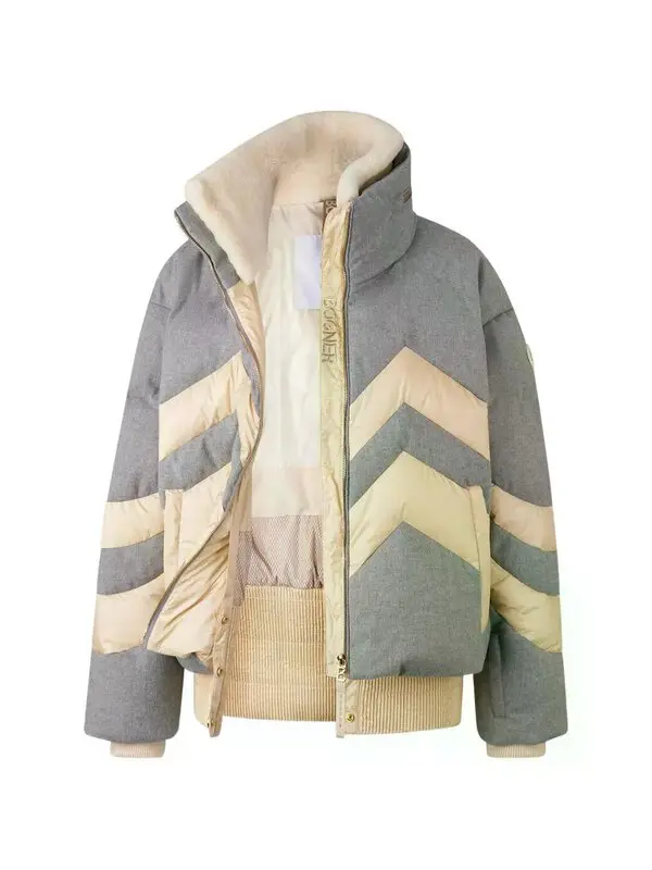 Bogner Chevron Puffer Jacket - Grey
