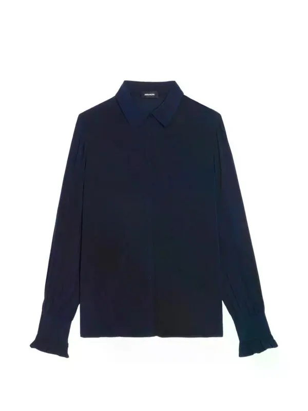 Zadig&Voltaire Thely Long-sleeved Shirt With Ruffled Cuffs