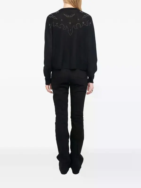 Zadig&Voltaire Swapy Cashmere Sweater With Embellished Detailing