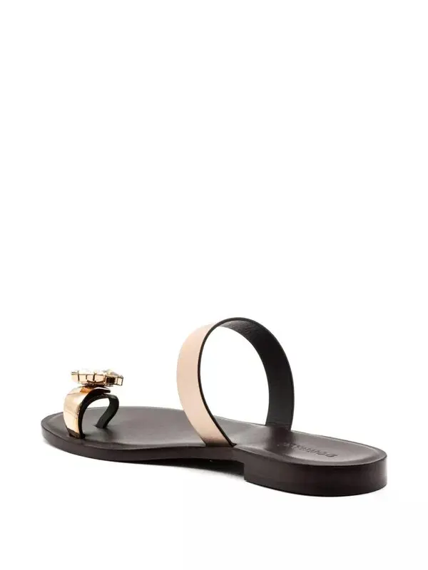 DONNARÌ Crystal-embellished Mules