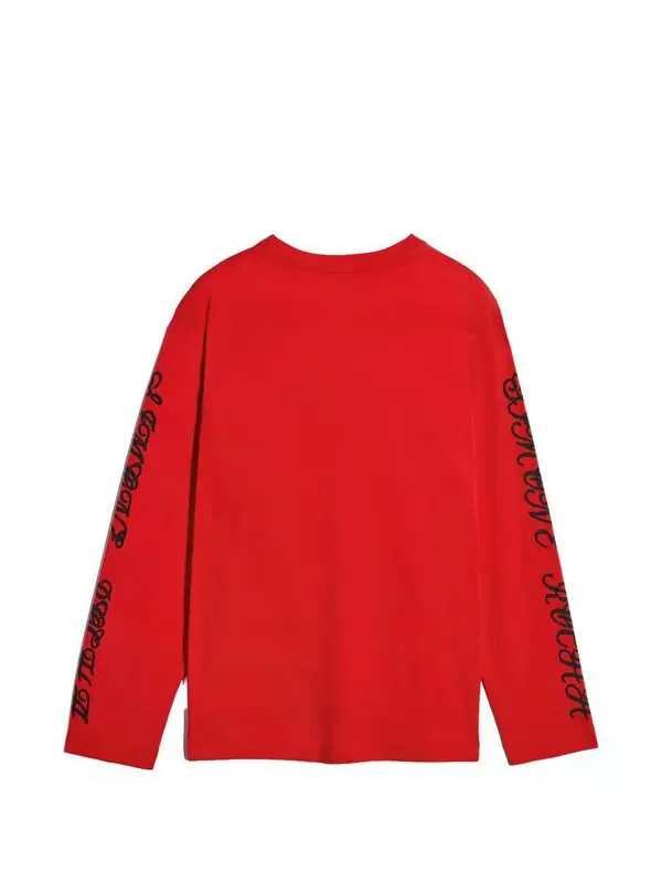 Simone Rocha Logo-print T-shirt - Red