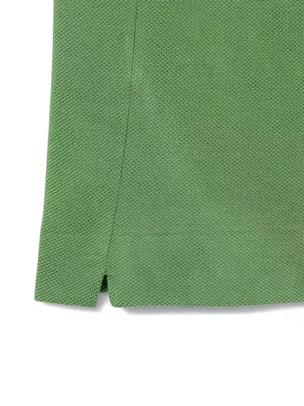 Lacoste L.12.12 Striped Collar Polo Shirt - Green
