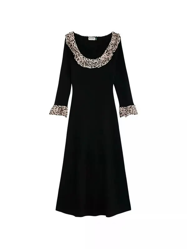 Rixo Mika Ruffled Midi Dress