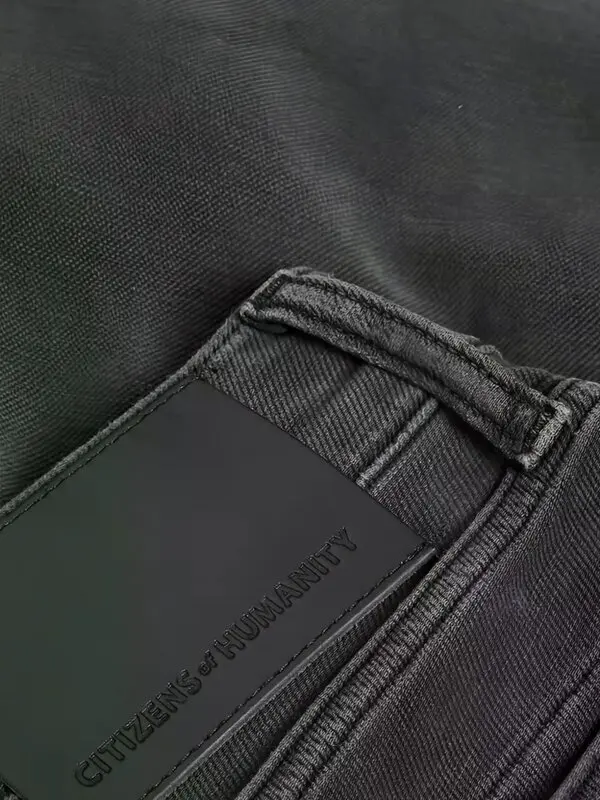 Citizens Of Humanity Adler Logo-patch Jeans - Grey