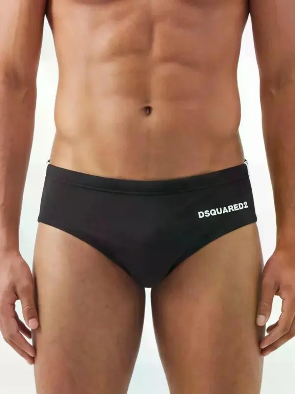 Dsquared2 Side Stripe Drawstring Swim Briefs