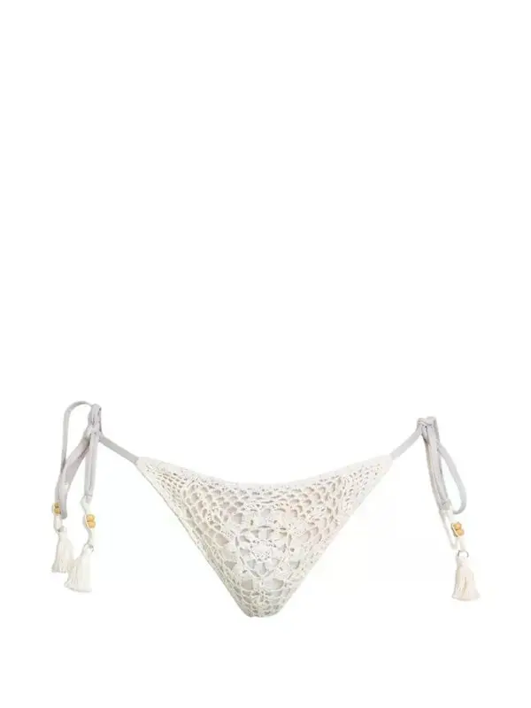 DEL MAAR Lace Bikini Bottom - Neutrals